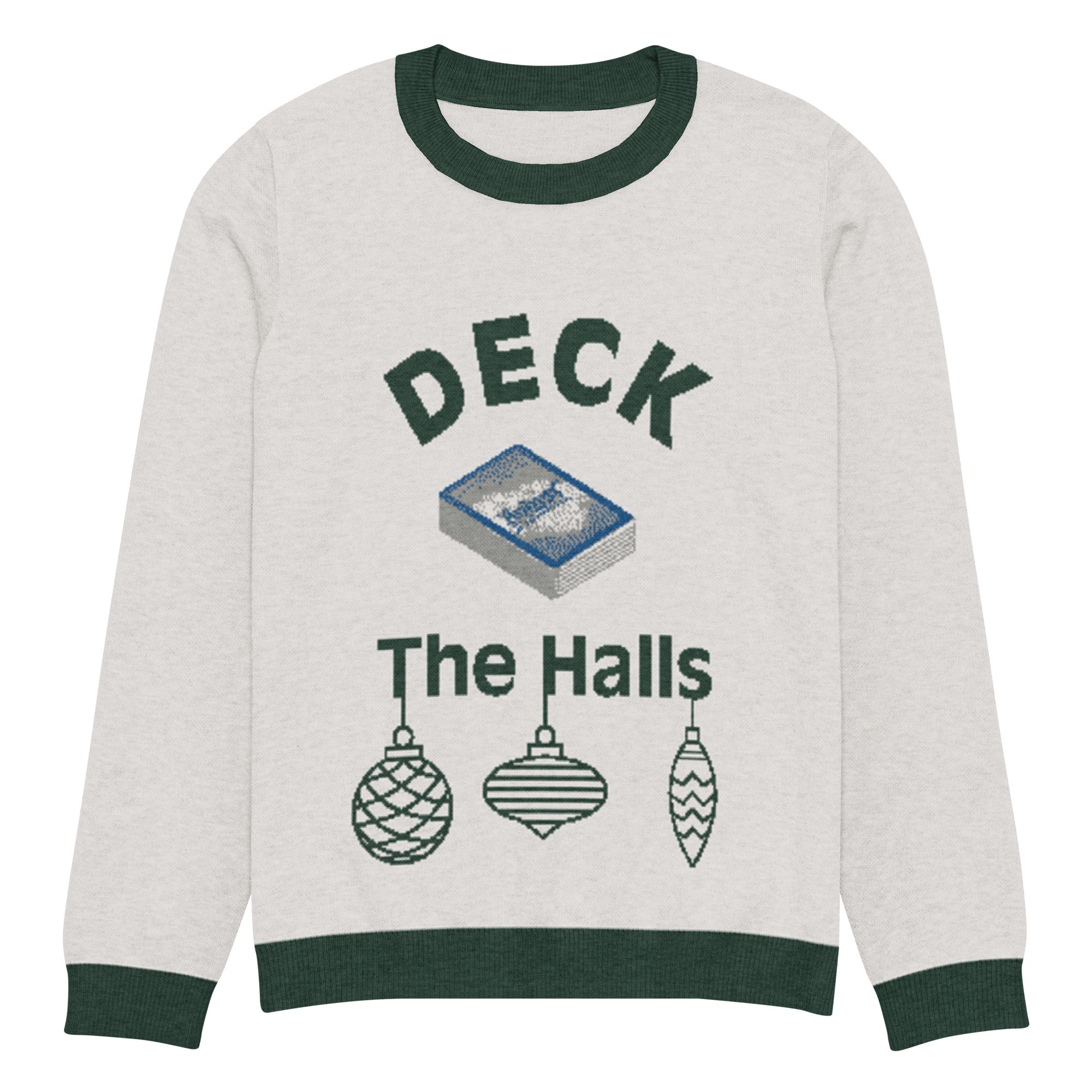 Deck the Hallls! Animo Knitted crew neck sweater